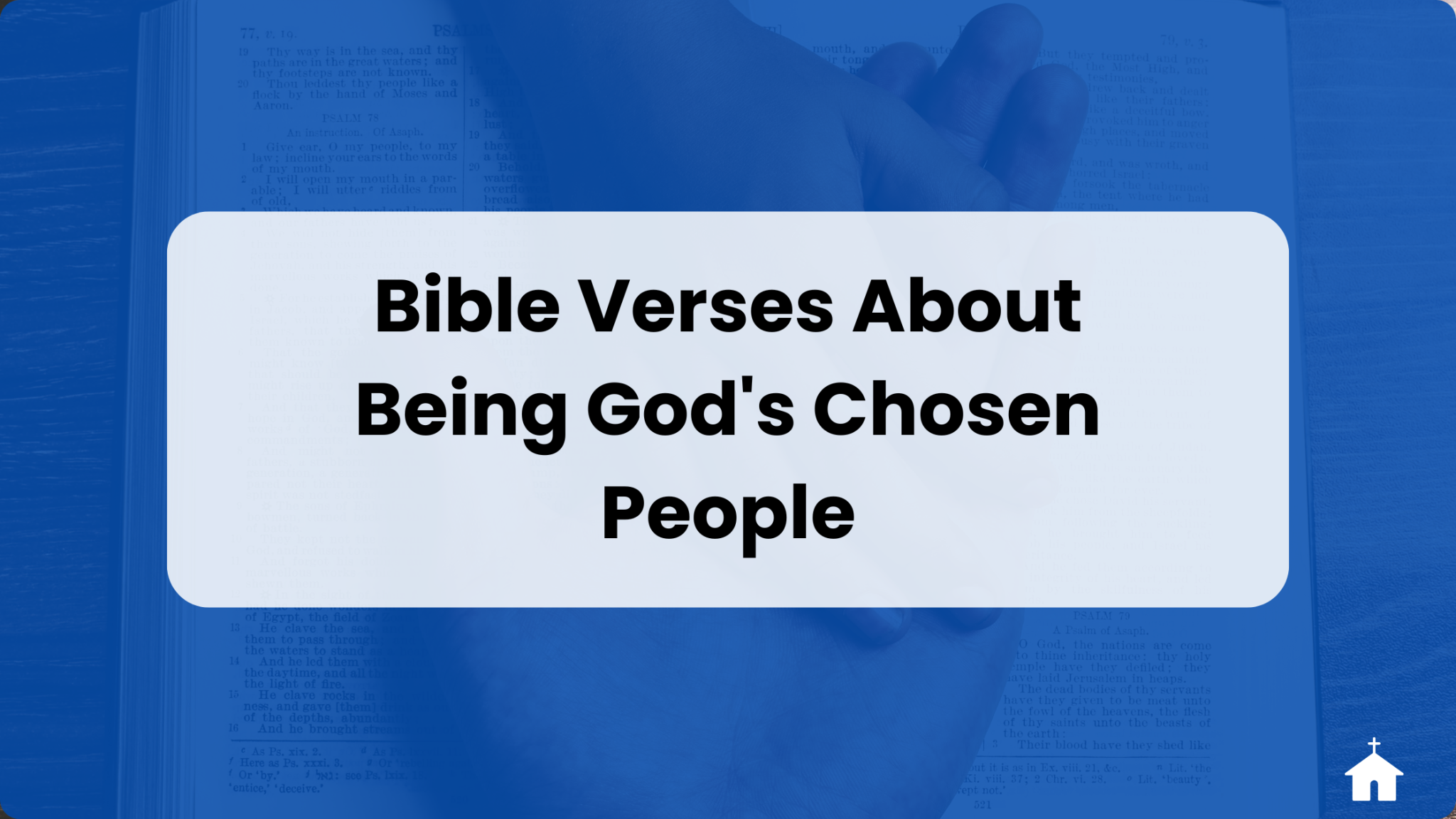 35 Bible Verses About Being God's Chosen People - PrayerGuidelines
